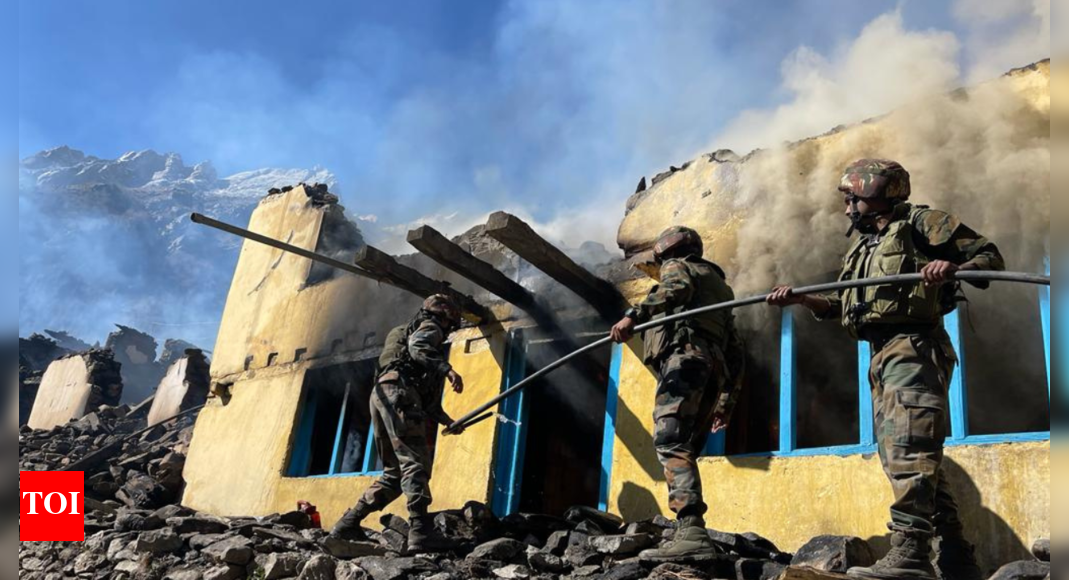 Kishtwar Fire Today: 15 houses gutted in fire in Jammu and Kashmir's Kishtwar | Jammu News ...