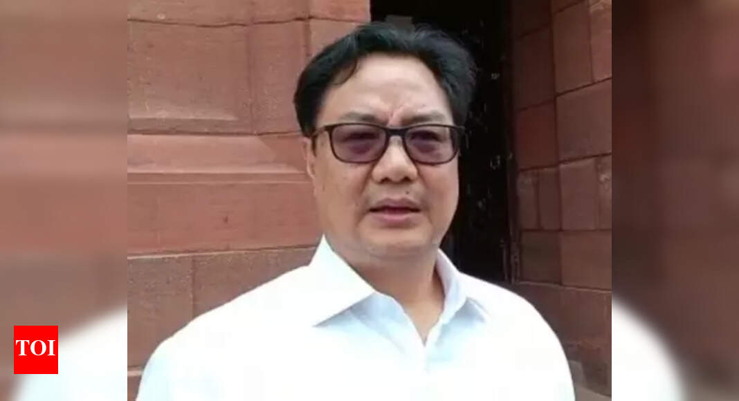 Kiren Rijiju: SC didn’t agree with will of people: Union law minister Kiren Rijiju on NJAC ...