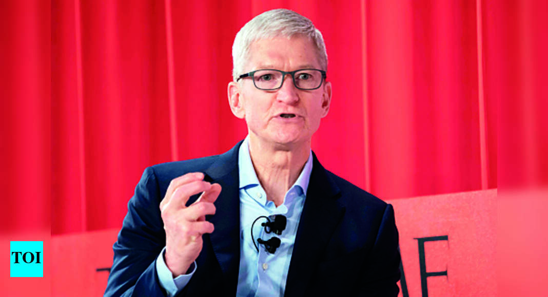 Apple India revenue grows 45% in FY22 - Times of India