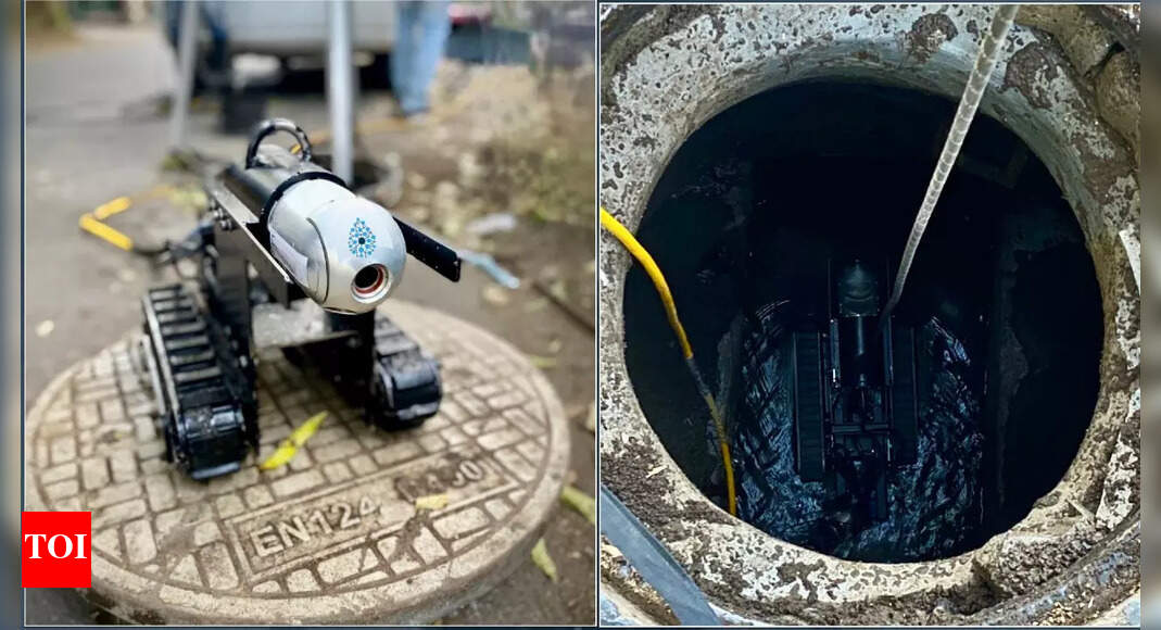 Robots are crawling through India’s pipelines - Times of India