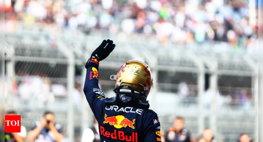 F1 2022 Max Verstappen Takes Mexico GP Pole Ahead Of Russell And