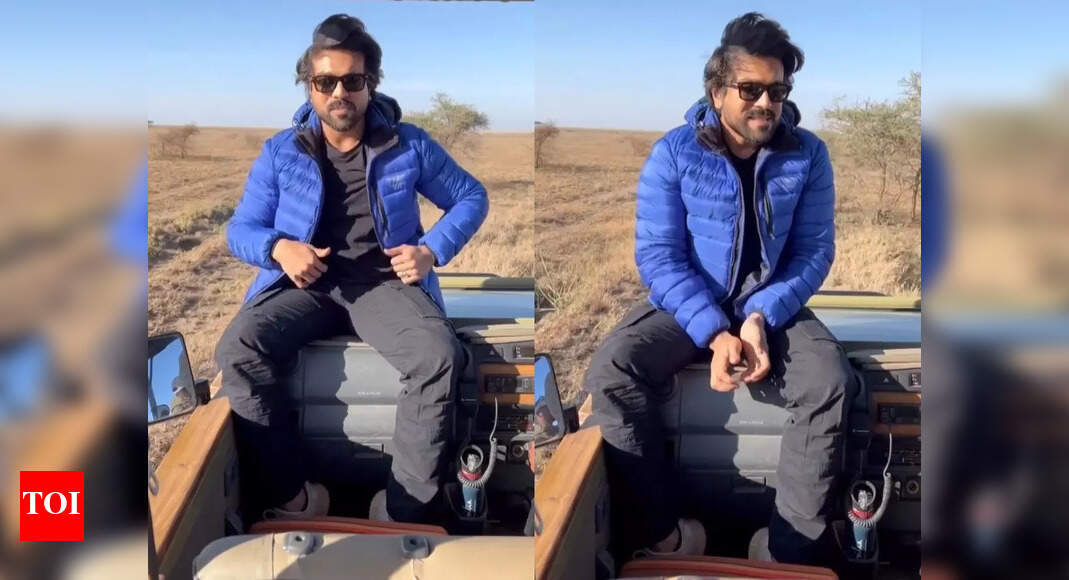 Watch viral video: After 'RRR' promo tour, Ram Charan chills out in the ...