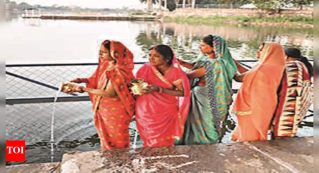 Serenading Nature & Satvik Routine: Chhath Puja Rituals Create Rainbow ...
