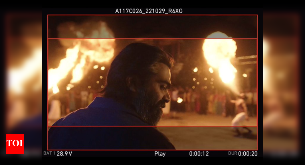 Director Obeli N Krishna shares photo of Simbu shooting for a song from ...