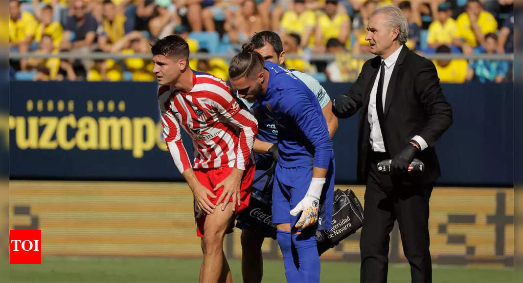 Spain's Morata suffers swollen ankle before World Cup | Football News ...