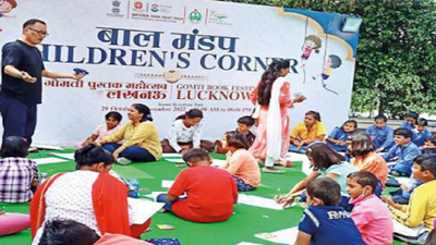 Lucknow: Fun-filled cartooning session for children | Lucknow News ...