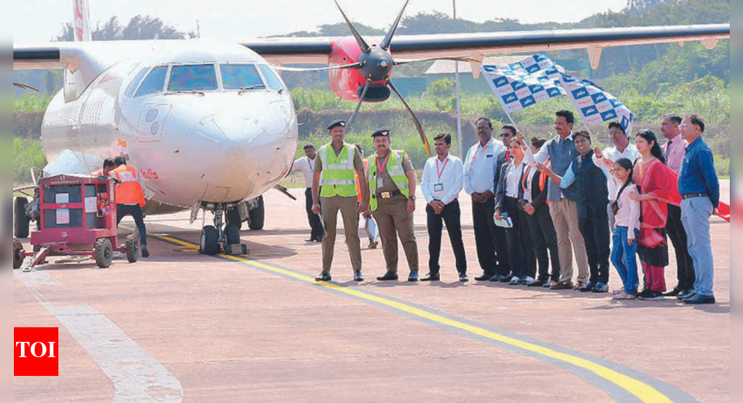 Ballari returns to flight map with services to Bengaluru and Hyderabad ...