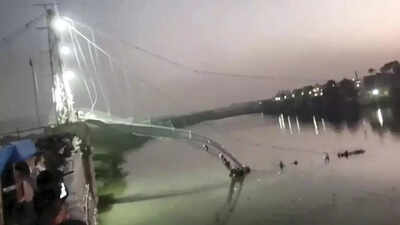 Gujarat: Nine arrested in Morbi bridge collapse case | Rajkot News - Times of India