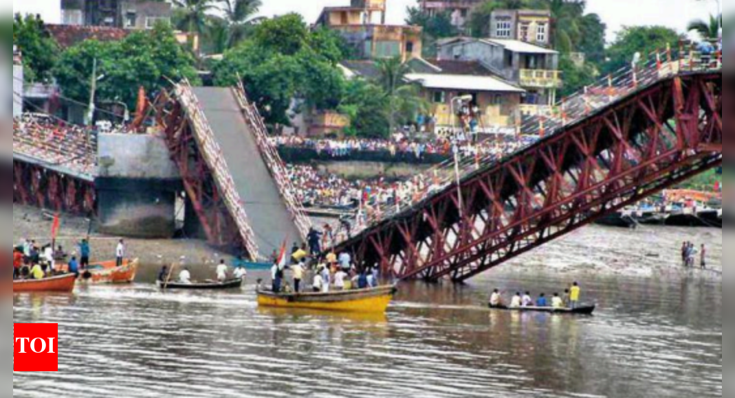 Damanganga bridge had crashed just two months after repairs | Surat ...