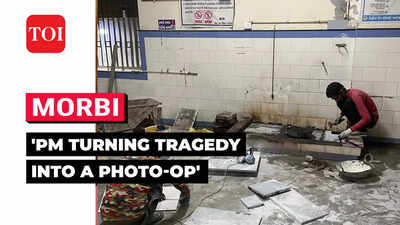 Morbi: Morbi hospital gets makeover ahead of PM Modi's visit | India News - Times of India