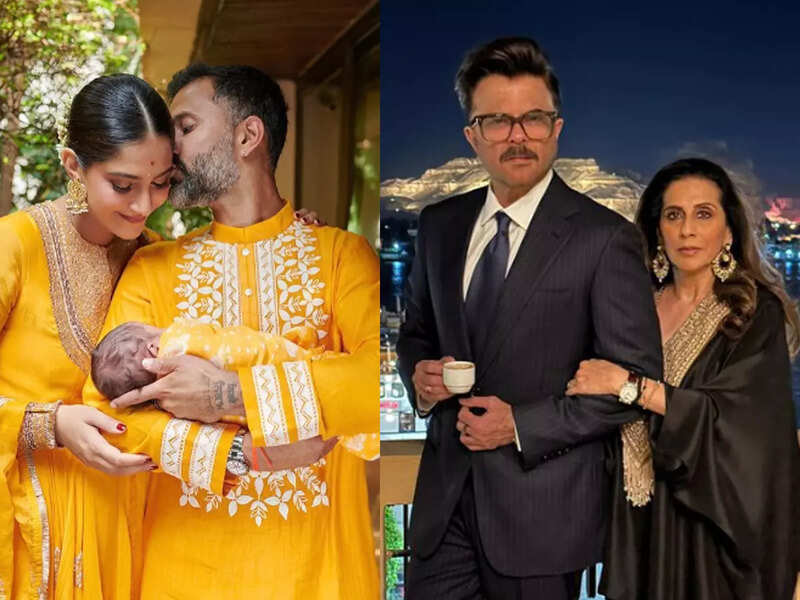 Here's how Anil Kapoor and Sunita welcomed their first grandchild Vayu ...