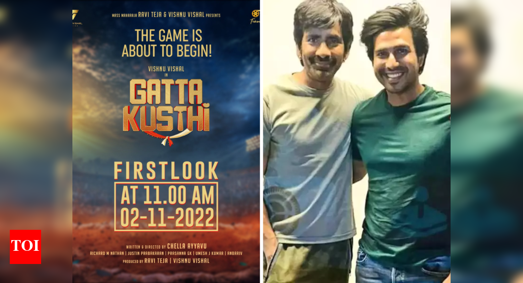 'Vishnu Vishal's 'Gatta Kusthi' first look to be out on THIS day ...