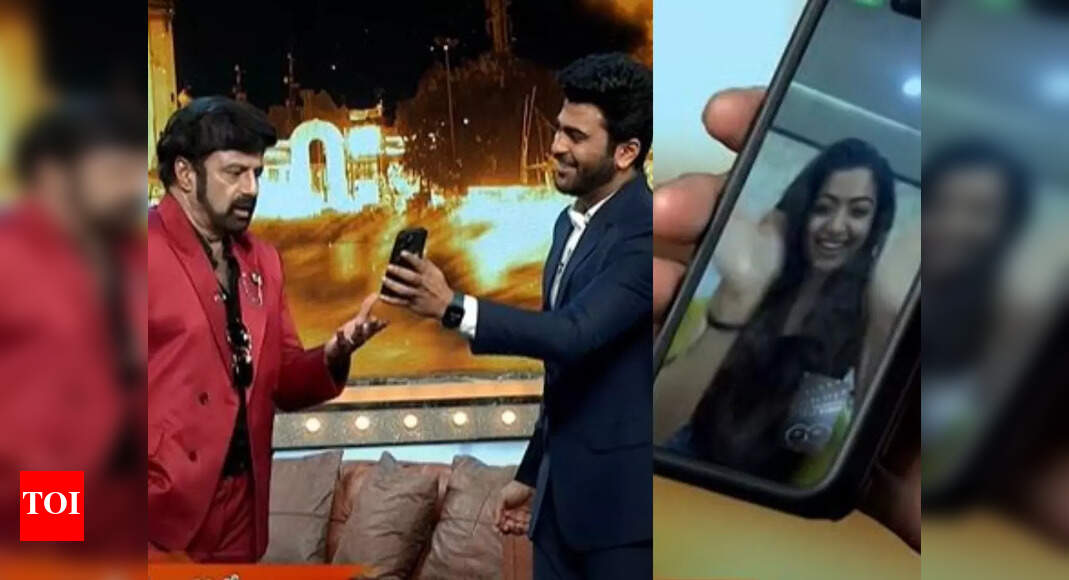 Unstoppable with NBK 2: Sharwanand gives Balakrishna a surprise; makes a video call to the ...