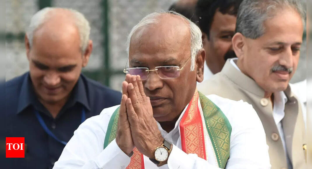 Kharge: Congress will give non-BJP government led by Rahul: Kharge | India News - Times of India