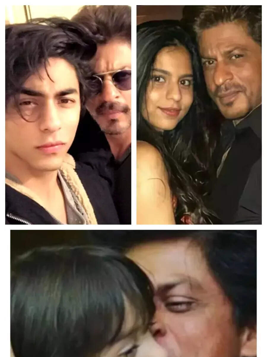 Shah Rukh Khan’s uber-cool photos with Aryan, Suhana and AbRam | Times of India