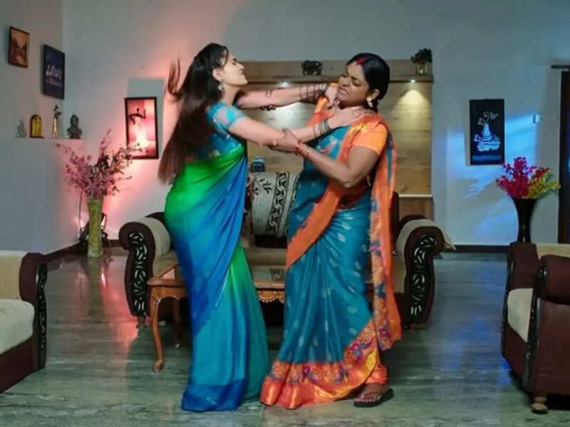 Karthika Deepam preview: Deepa and Monitha engage in a fist fight - Times of India