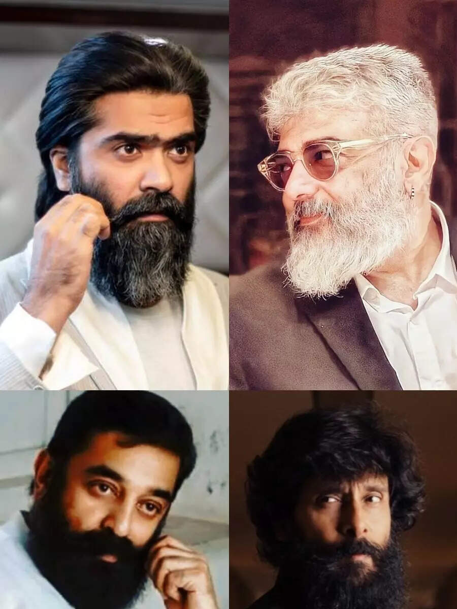 Kollywood stars' thick beard look | Times of India