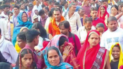 'Chaudah Kosi parikrama' in Ayodhya ends | Lucknow News - Times of India