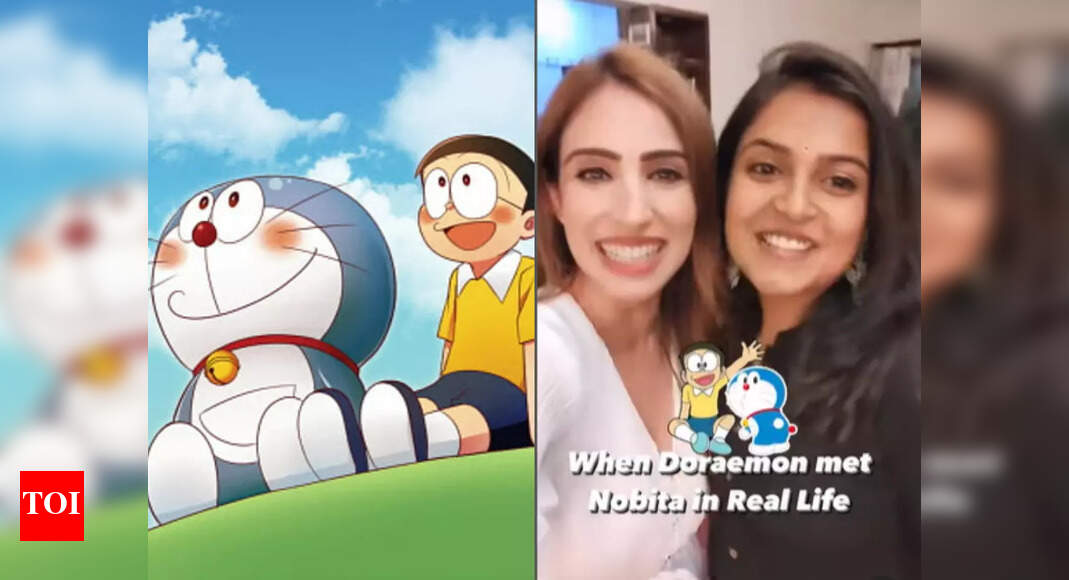 Doraemon, Nobita's voice artists meet in real life; Abhishek Nigam ...