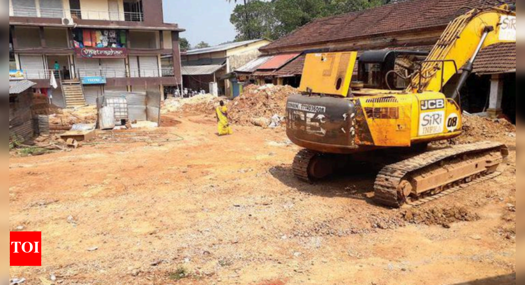 Goa: Curchorem market complex work raises fears of damage to adjoining ...