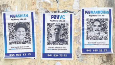 Posters accusing VC of graft come up in Allahabad University ...