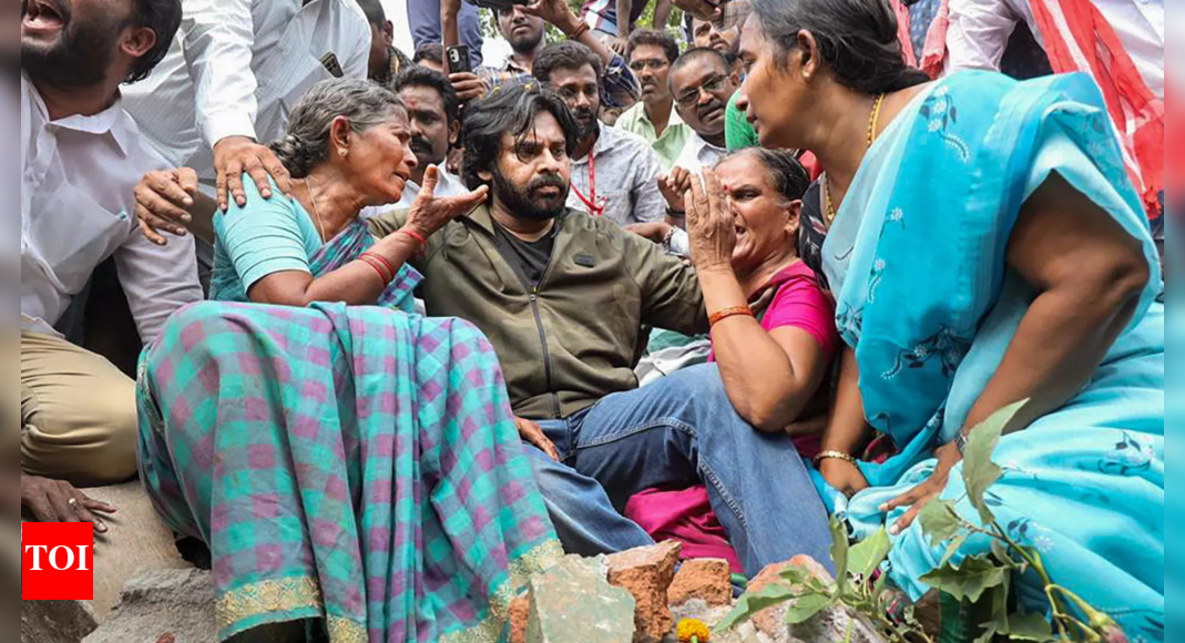 Ippatam: AP: Pawan Kalyan visits Ippatam village, targets govt over ...