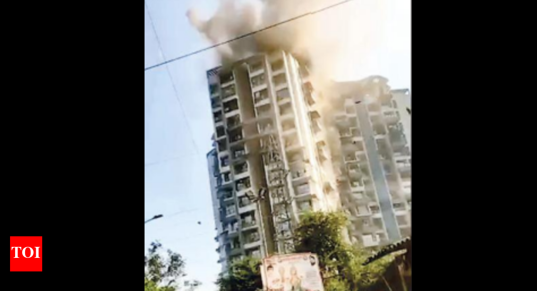 14 inhale toxic fumes after fire breaks out in Dombivli building, four are serious | Thane News ...