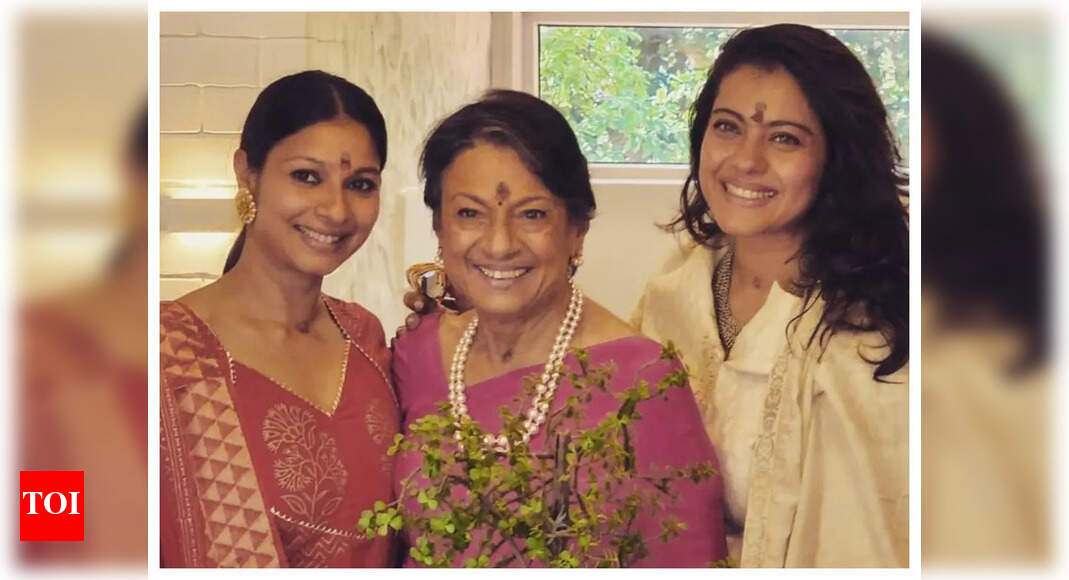 Kajol shares picture-perfect moments with mother Tanuja and sister ...