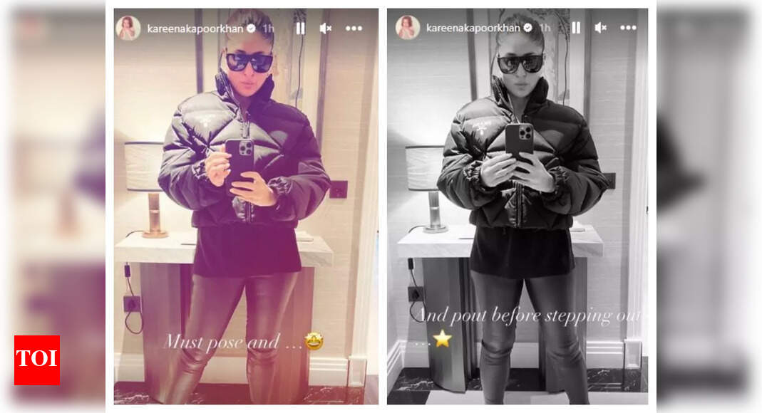 Kareena Kapoor Khan shows how to ‘pose’ and ‘pout’ before stepping out ...