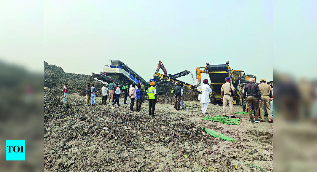 Bioremediation Of Legacy Waste Begins At Tajpur Road Dump | Ludhiana ...