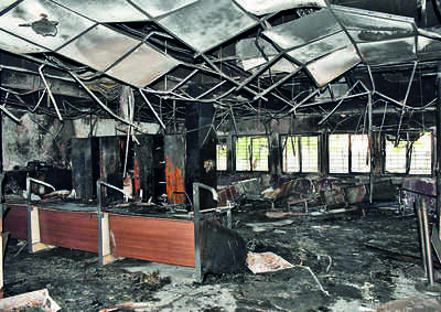 Rto: Fire Damages Rajkot Rto Records, Infra | Rajkot News - Times of India