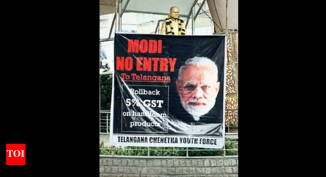 Modi: TRS, other groups step up protests, say 'stop Modi entry in ...
