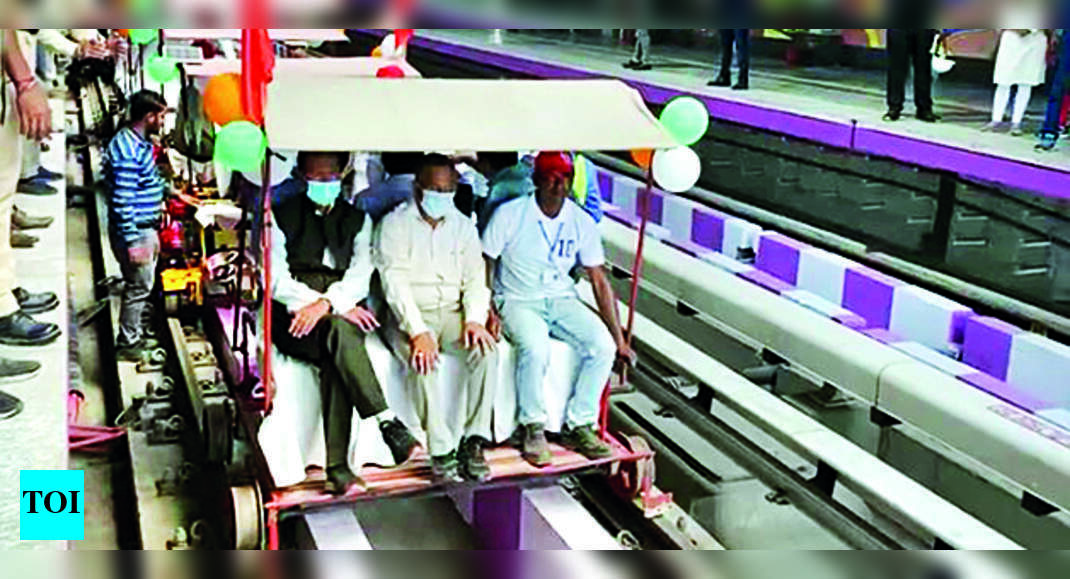 Joka: Crs Inspects Joka-taratala Metro Stretch | Kolkata News - Times ...