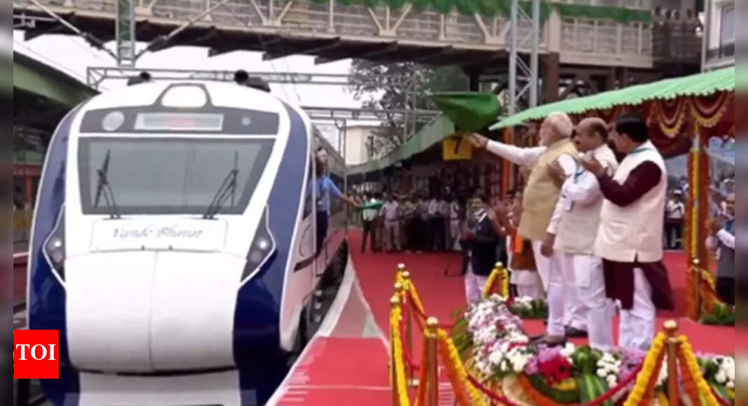 Vande Bharat Express: PM Modi flags off South India's first Vande Bharat train; Bengaluru ...