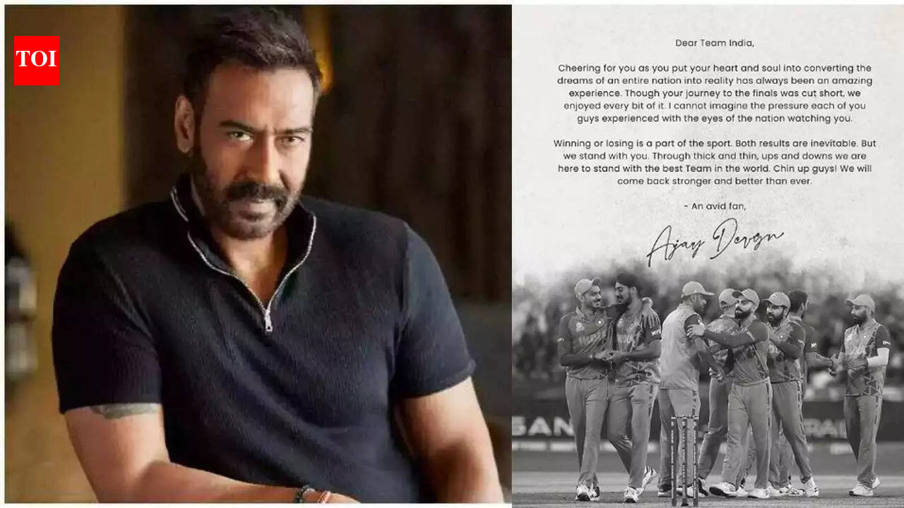 Ajay Devgn writes a motivating note after India's defeat at T20 World ...