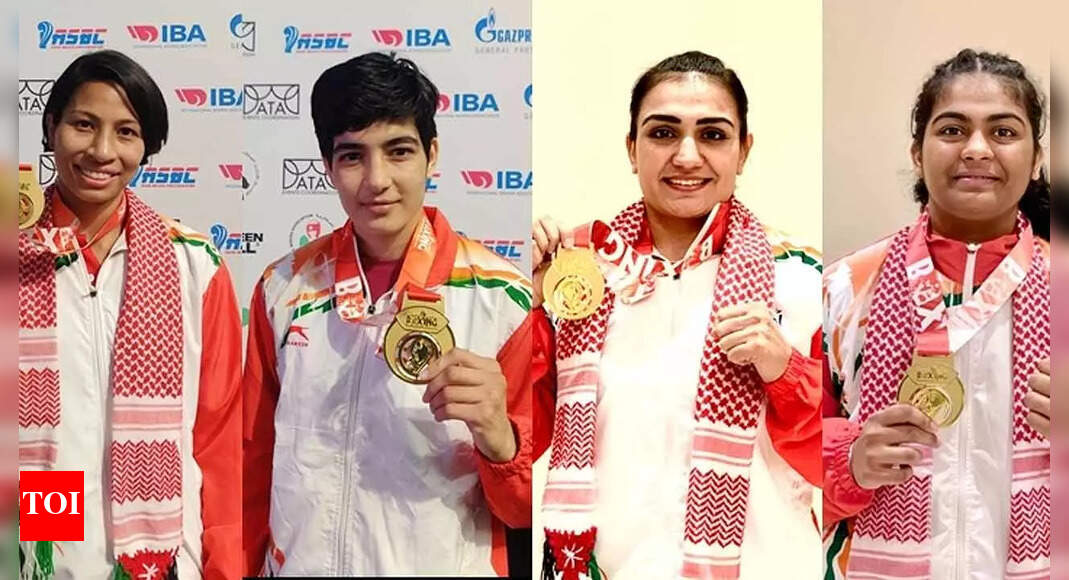 Four women boxers win Asian gold medals | Boxing News - Times of India