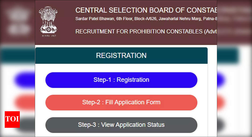 CSBC Recruitment 2022: Bihar Prohibition Constable Application for 689 ...