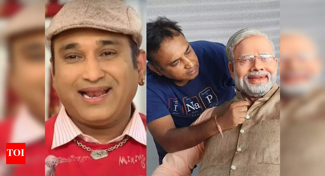 Taarak Mehta's Sundar aka Mayur Vakani creates sculpture of PM Modi; a ...
