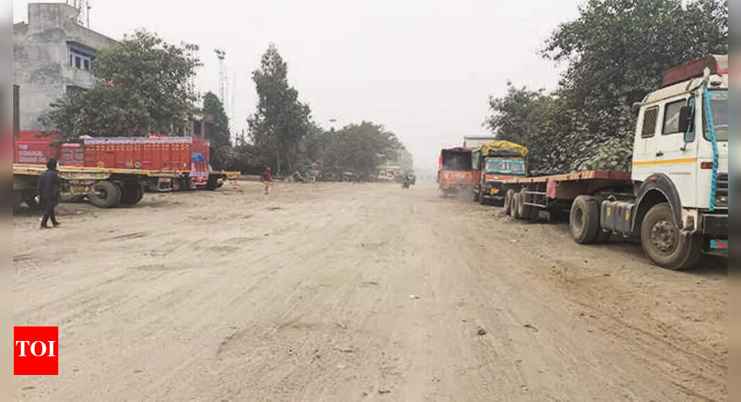 Dilapidated Road Irks City Bizmen | Ludhiana News - Times of India