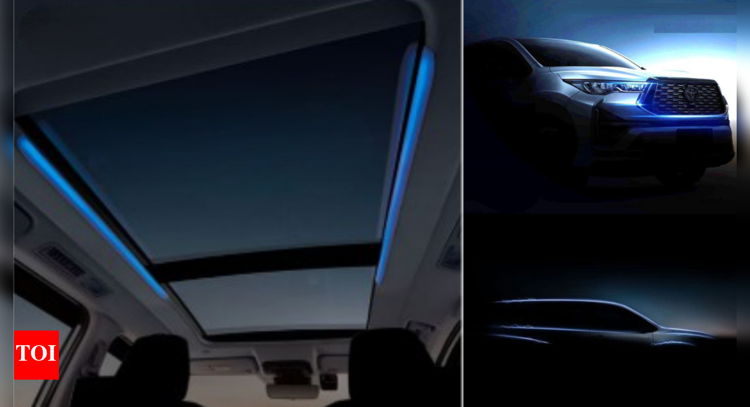 Innova: New Toyota Innova Hycross to get panoramic sunroof with roof ...