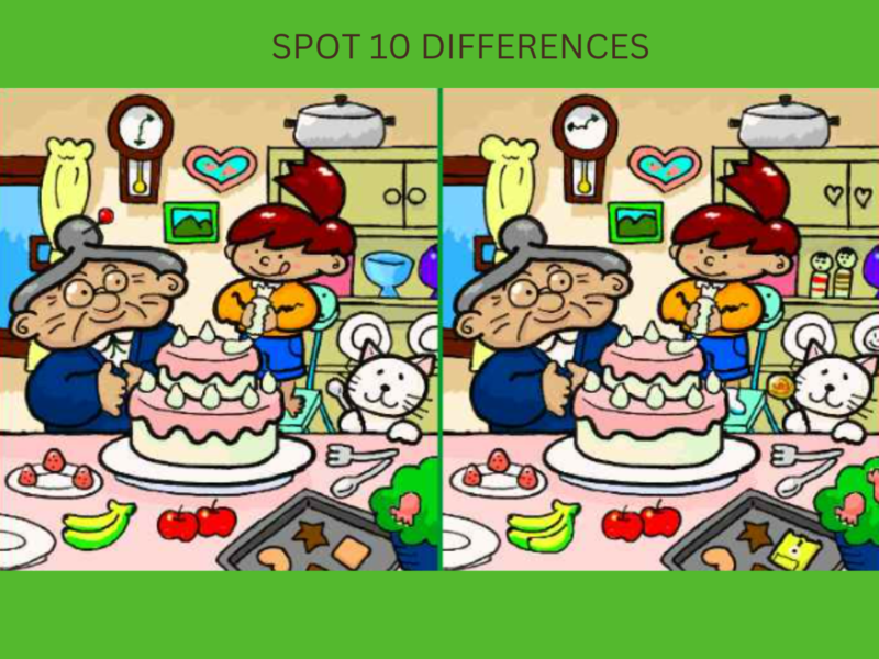 Spot the difference challenge: Find all 13 differences in 30 seconds ...