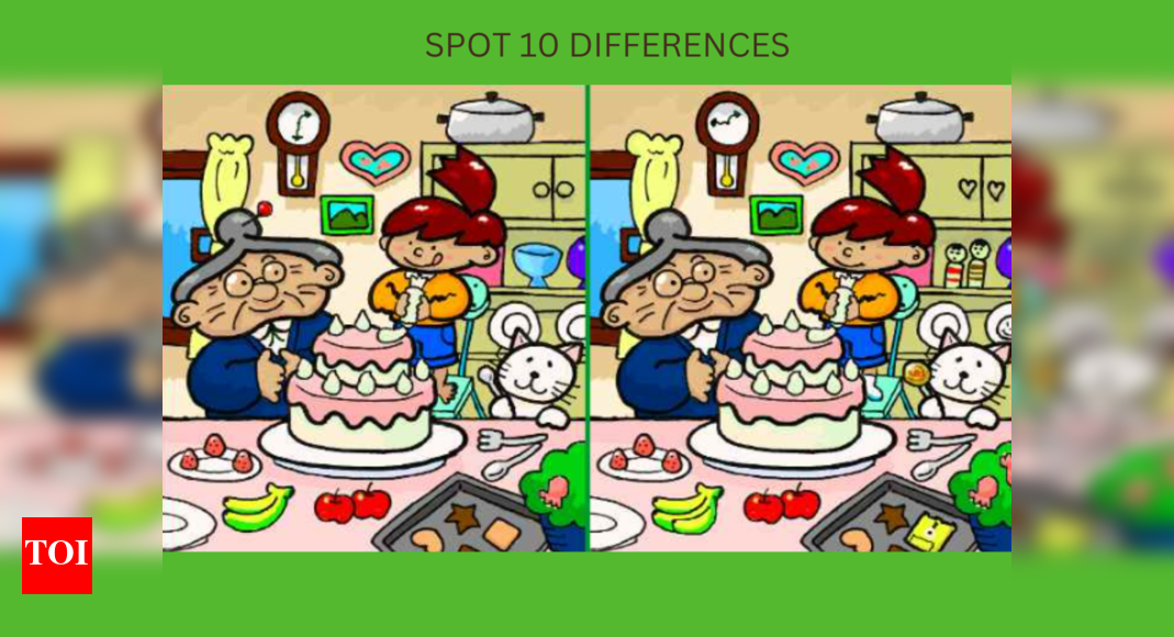 Spot The Difference Challenge Find All 13 Differences In 30 Seconds