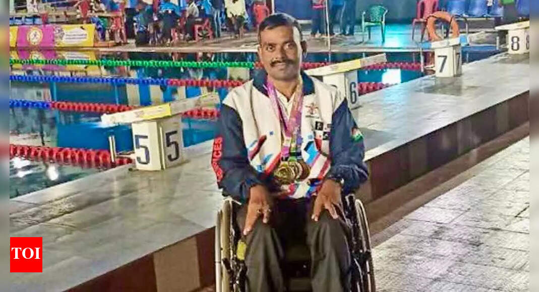 Paraplegic soldiers bag medals in National Para Swimming Championships ...