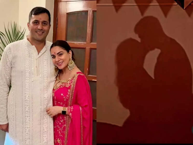 Watch: Shraddha Arya's romantic kiss video with husband Rahul Nagal on ...