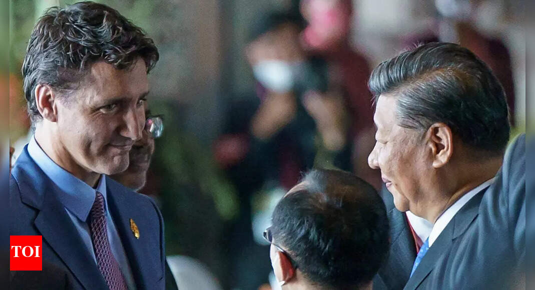 Trudeau: China’s Xi confronts Trudeau at G20, says conversation ‘leaked’ - Times of India