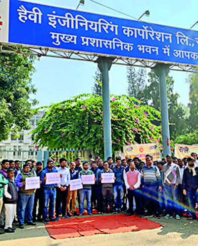 Protesters Plan To Seal Entry To Hec From Today | Ranchi News - Times ...
