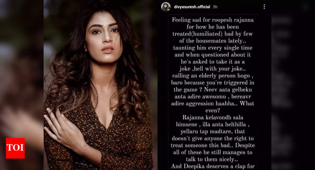 Bigg Boss Kannada 9: Ex-Bigg Boss contestant Divya Suresh comes in ...