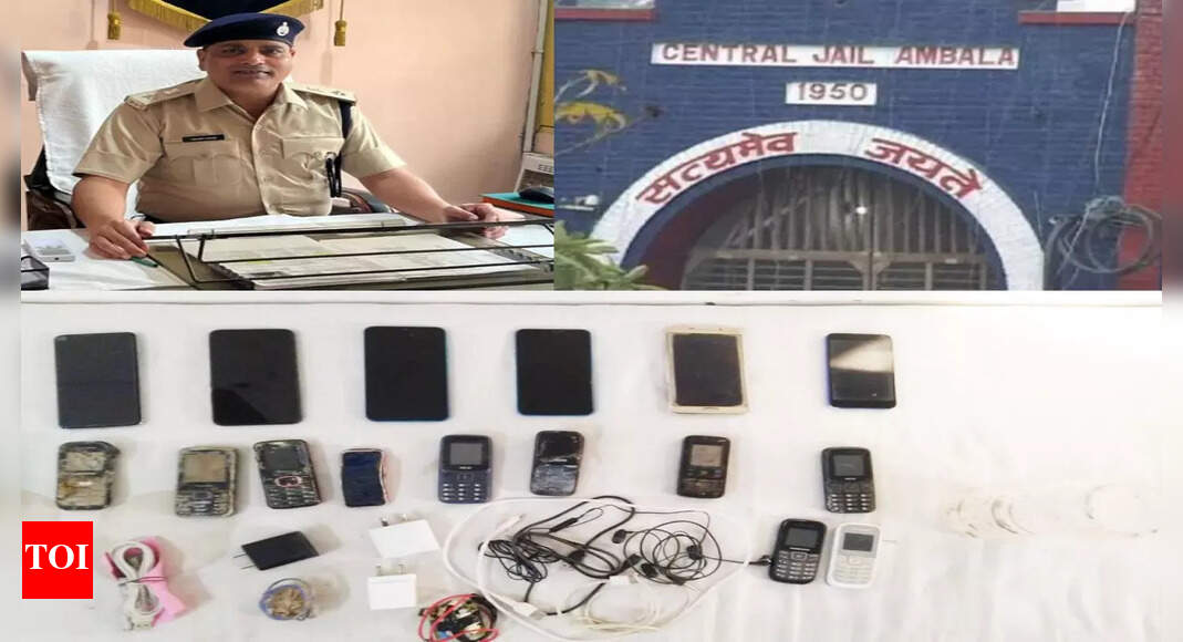 Haryana: 16 mobile phones recovered from Central Jail in Ambala ...