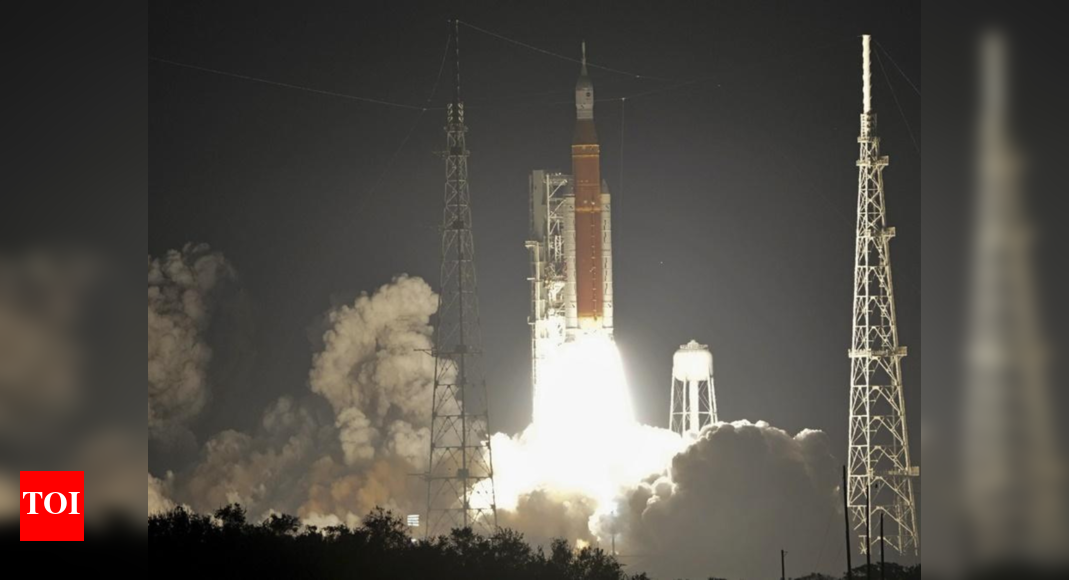 The most powerful rocket's voyage to moon has begun - Times of India