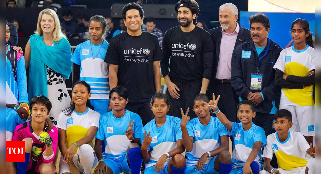 World Children's Day: Golapi and Krishan's 'dream football date' with ...